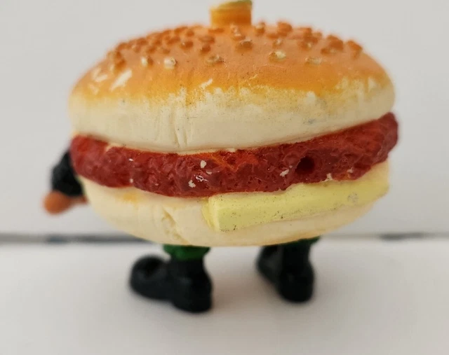 VINTAGE 1988 FOOD Fighters Burgerdier General Action Figure Mattel ...