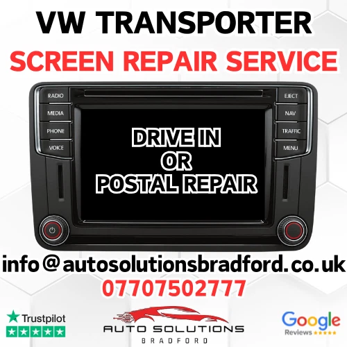 VW TRANSPORTER T6 Lcd Display Touch Screen Repair Service Media Unit ...