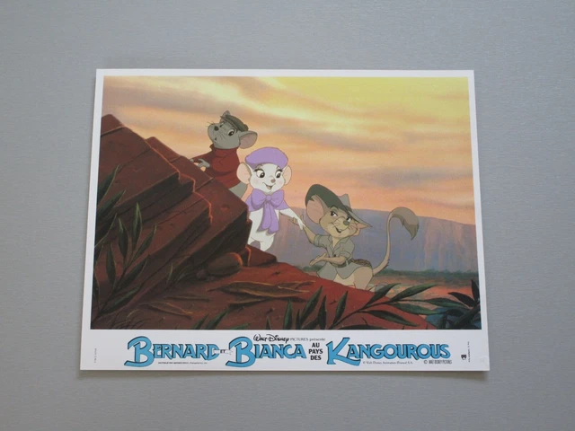 BERNARD ET BIANCA.. (The Rescuers Down Under) Walt Disney Lobby Card ...