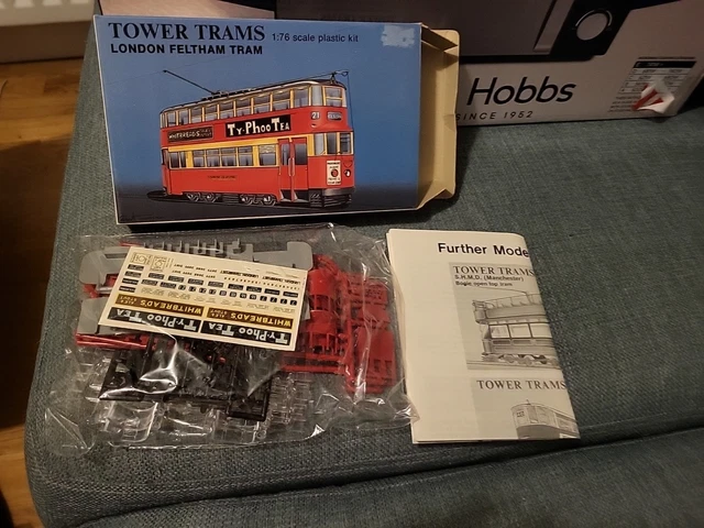 TOWER TRAMS LONDON Transport Feltham Tram Model Kit 1/76 Ho/OO £6.95 ...