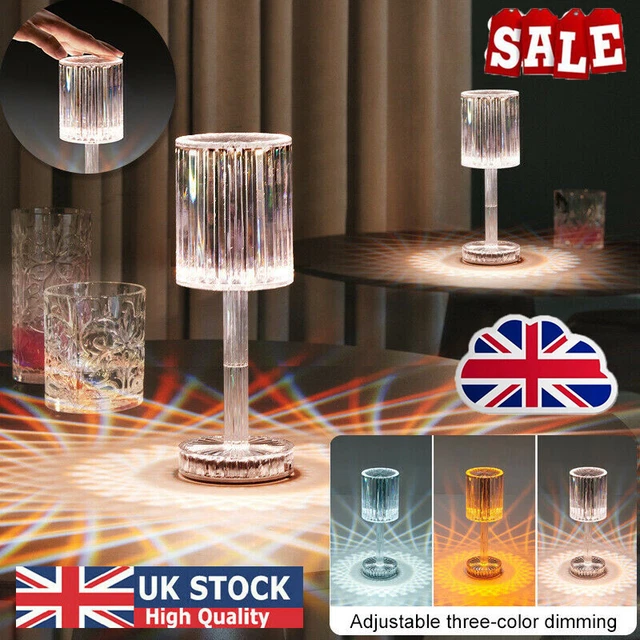 GATSBY CRISTAL TOUCH Control lMKp Modern Nightstand LBLp, 3 Colors ...