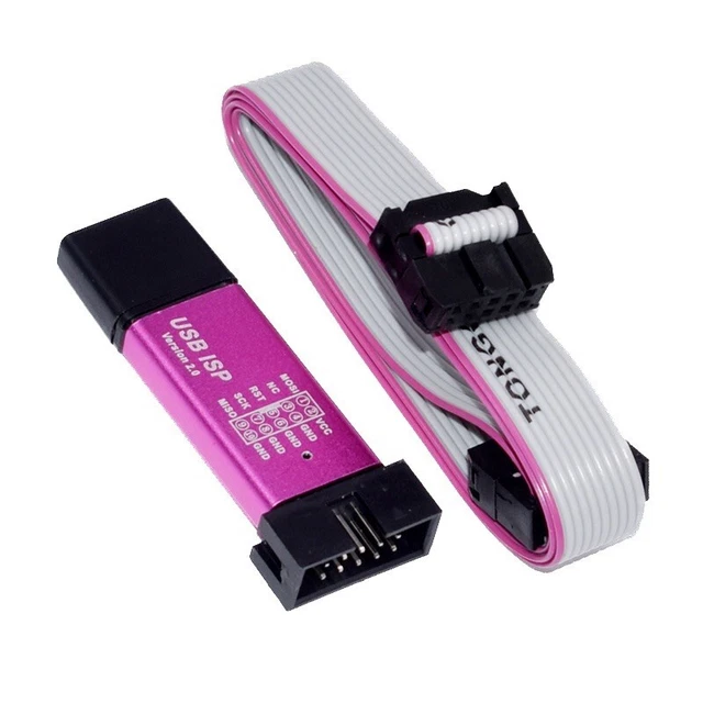 Usbasp Usb Avr Isp Programmer Adaptor Board 10pin For Atmel Atmega Attiny £699 Picclick Uk 5938