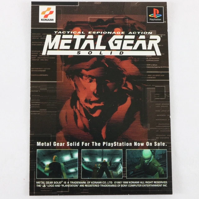 METAL GEAR SOLID Trading Card Revolver Ocelot Checklist Konami ...