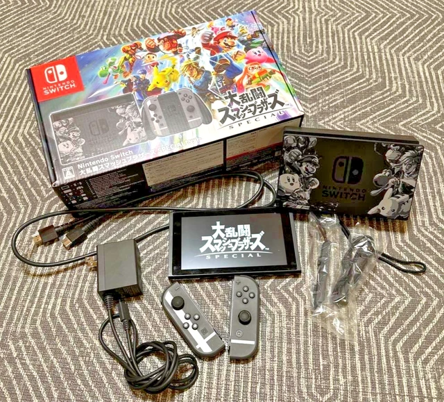 CONSOLE NINTENDO SWITCH Super Smash Bros Ultimate Edition avec boîte ...