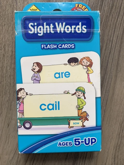 SIGHT WORDS FLASH Cards Canadian Edition Learning Child Educational ...