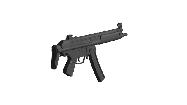 HECKLER KOCH MP5 Rifle Replica Prop Cosplay 3D Printed 1:1 Scale £69.95 ...