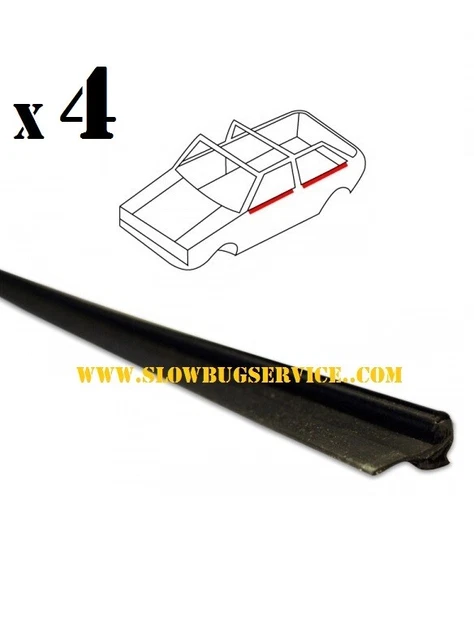 VW GOLF MK1 Convertible - 4 External Metal Outer Window Scraper Metal £ ...