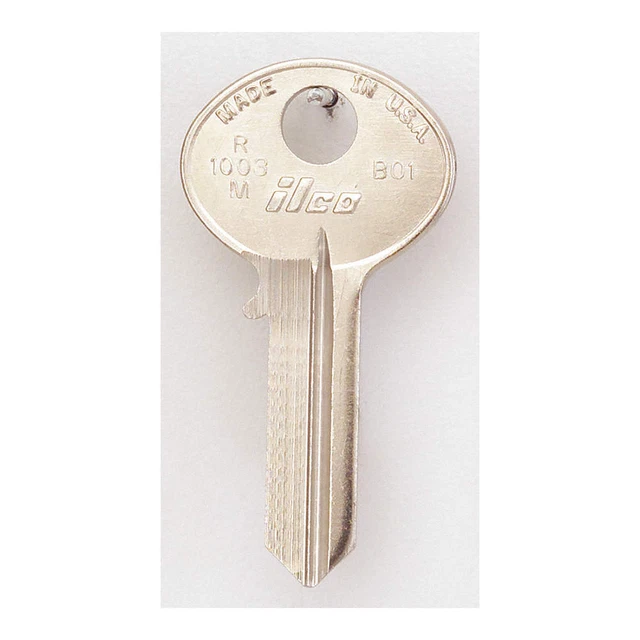 KABA ILCO R1003M-BO1 Key Blank,Brass,Type BO1,5 Pin,PK10 1GAU2 £8.45 ...