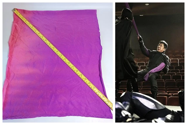 BLEEDING STEEL 2017 Film Movie Prop Piece Of Screen Used Aerial Silk ...