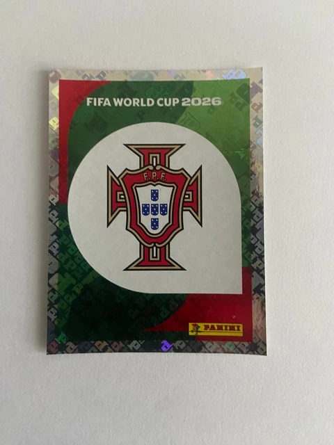 PANINI FIFA WORLD Cup 2026 Official Sticker Portugal Badge POR1 £2.20 ...