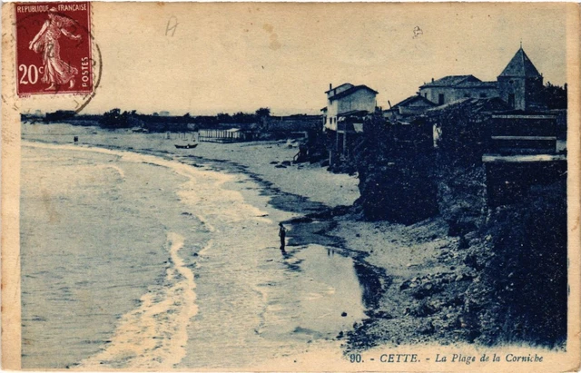 CPA CETTE - La Plage de la Corniche (510585) EUR 7,99 - PicClick FR