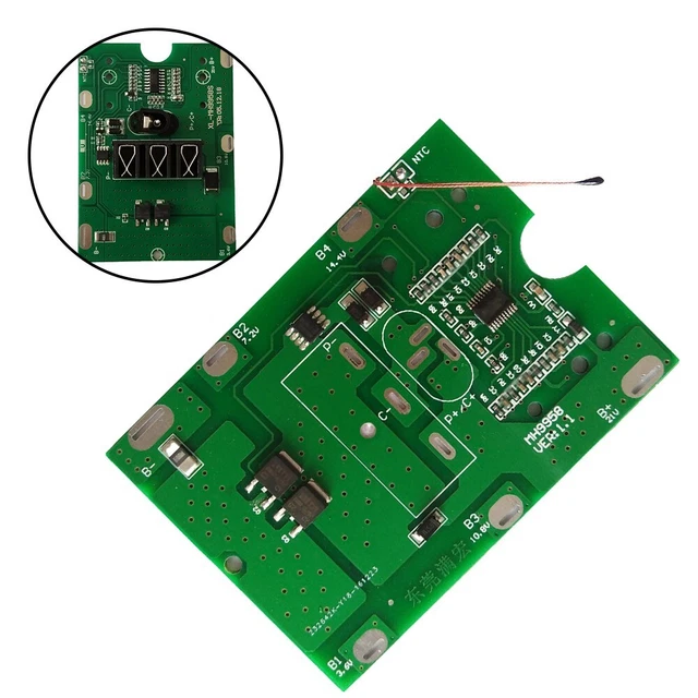 PCB-BOARD LI-IONEN-AKKU NTC Schutz Temperatur Zubehör 1 Stück 4 5S 20A ...