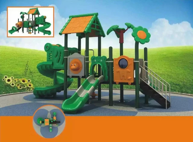 TERRAIN DE JEUX Tour de Jeux Toboggan Tour à Grimper Maison Jouet ...