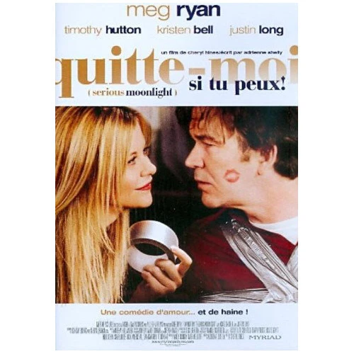 LEAVE ME IF You Can (Serious Moonlight) - Meg Ryan - Dvd - New New New ...