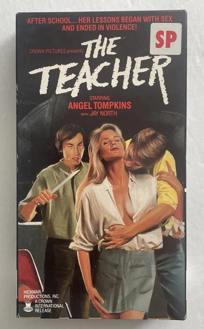 THE TEACHER VHS 1974 Erotic Thriller Angel Tompkins NEAR MINT CONDITION ...