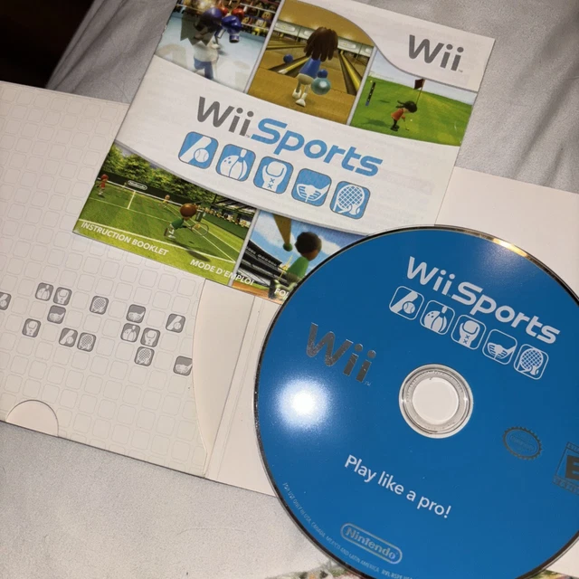 WII SPORTS (NINTENDO Wii, 2006) Rated E - Disc, Manual & Case - Nice £ ...