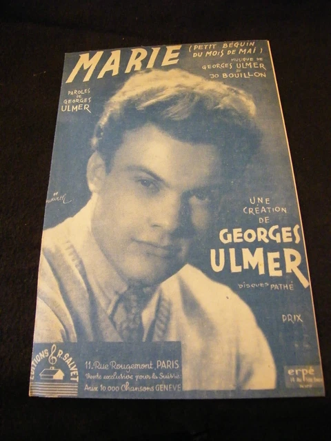 PARTITURA MARIE PETIT Béguin Del Mese Di Maggio Georges Ulmer EUR 17,35 ...