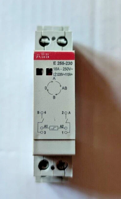 ABB E255/230 RELE' Passo-Passo 16A 2Na In Sequenza EUR 15,00 - PicClick IT