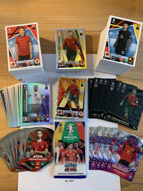 TOPPS - MATCH Attax UEFA Euro 2024 (EM 24) - Lot/Set of 450 different ...