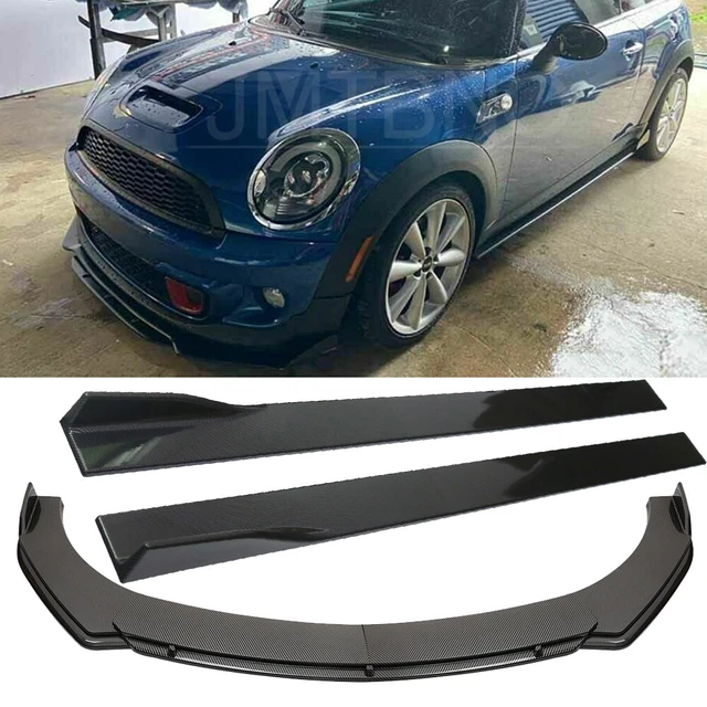 FOR MINI COOPER S R56 F56 Carbon Front Bumper Lip Spoiler Splitter ...