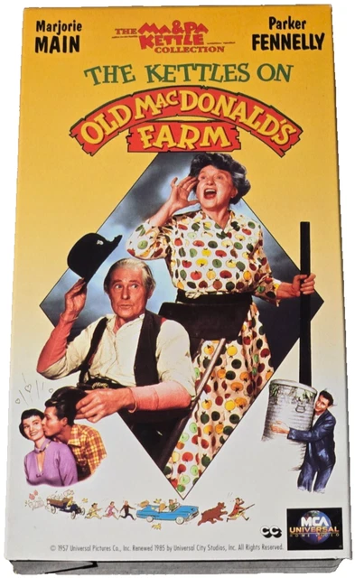 UNIVERSAL PICTURES CO The Kettles On Old MacDonald's Farm 1995 VHS ...