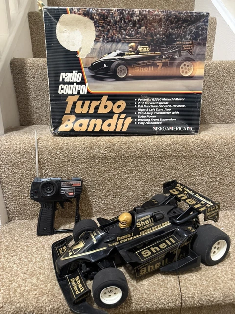 NIKKO TURBO BANDIT Formula Rc Radio Control Car Vintage Untested £35.00 ...