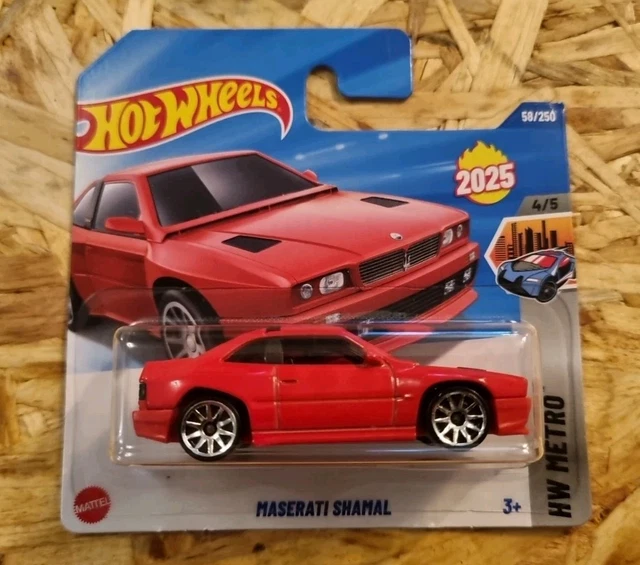 HOT WHEELS MASERATI Shamal - 2025 HW Metro, Red £3.49 - PicClick UK