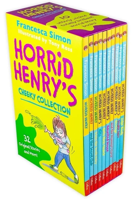 HORRID HENRY CHEEKY Collection 10 Books Set By Francesca Simon - Ages 6 ...