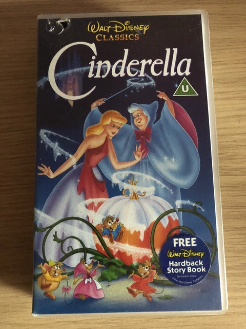 Walt Disney Classics Cinderella Vhs Video Tape Tested No 2033