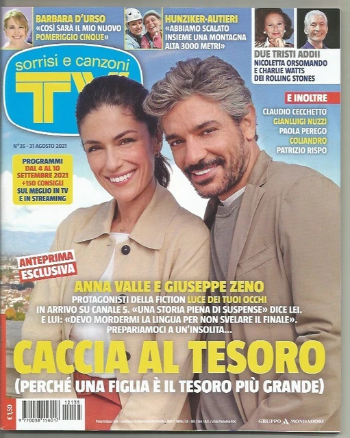 Rivista Settimanale Sorrisi E Canzoni Tv N 35 31 Agosto 2021 Gruppo