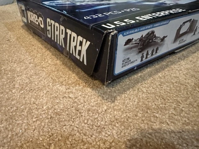 NIB KRE-O STAR Trek USS Enterprise NCC-1701 Building Block Set A3137 ...