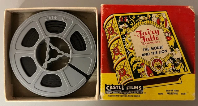 FAIRY FABLE CARTOON - The Mouse And The Lion Projector Film Castle ...