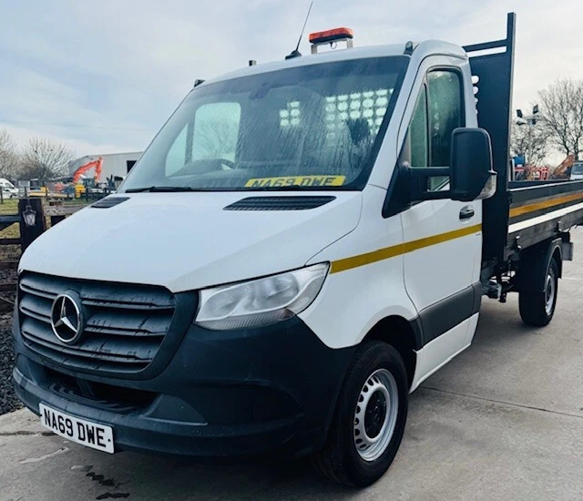 MERCEDES SPRINTER 314 Single Cab Tipper Dropside 2019 Plus Vat £9,995. ...