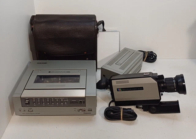 PANASONIC NV-3000 VINTAGE VHS Camera-Recorder NV-B30 Philips VK4100 ...