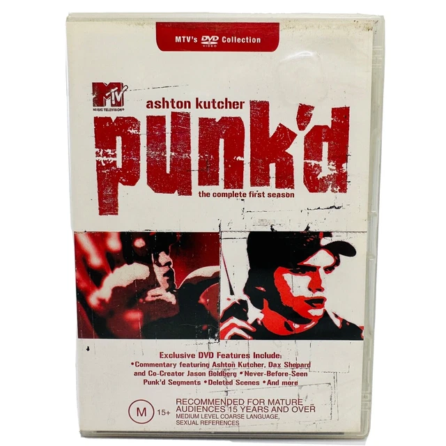 PUNK'D COMPLETE FIRST Season DVD 2 Disc Region 4 PAL MTV Ashton Kutcher ...