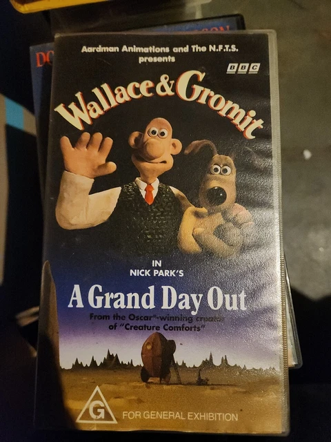 WALLACE & GROMIT A Grand Day Out VHS Tape 1993 Vintage V21 $18.00 ...