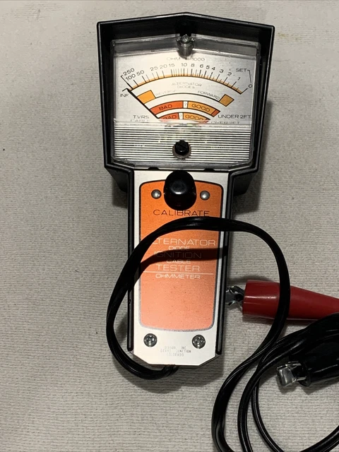 VINTAGE AUTOMOTIVE TEST Equipment Alterator Diode Ignition Cable Tester ...