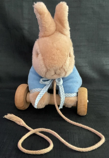PETER RABBIT PULL Along Plush Toy Beatrix Potter £7.99 - PicClick UK