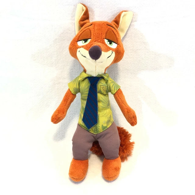 DISNEY ZOOTOPIA TOMY Nick Wilde Fox with Sounds Talking 13" Plush ...