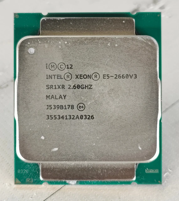 INTEL XÉON E5-2660 V3 SR1XR 2.6GHz 25MB 8GT/S LGA2011 Prise Processeur CPU EUR 27,12 - PicClick FR