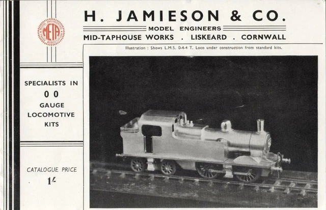 CATALOGO JAMIESON & CO 1953 ?. Nickel Silver Brass Kits OO E aa £12.81 ...