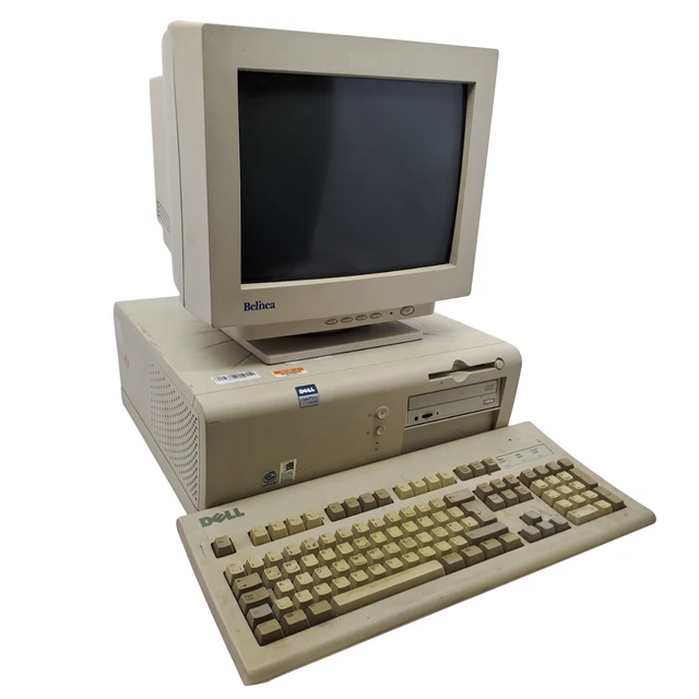 DELL OPTIPLEX GX110 Retro PC Pentium III 256MB TNT Model 2 + Belinea ...