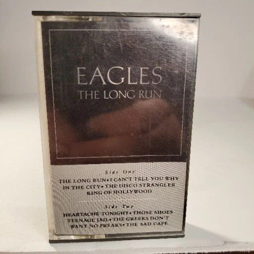 EAGLES THE LONG Run - Reproducción en cinta de casete probada Elektra ...