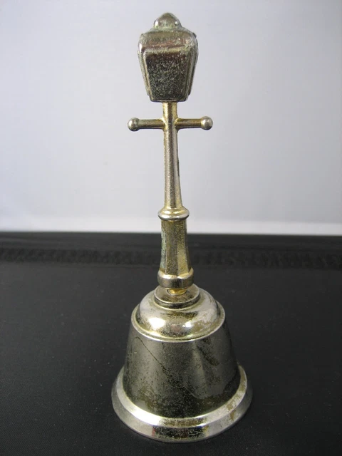 VINTAGE ENGLAND HAND made metal dinner bell EUR 28,93 - PicClick FR
