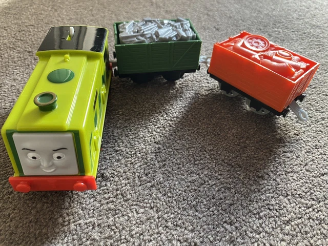 SCRUFF THOMAS & Friends Trackmaster Complete W Original Trucks & Cargo ...