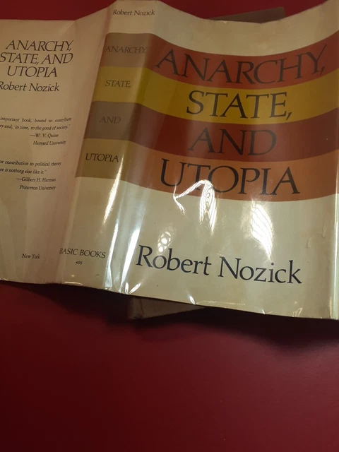 ANARCHY STATE AND Utopia Libertarianism by Robert Nozick First Edition ...