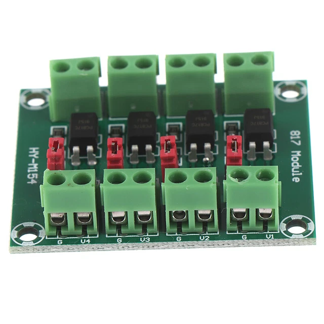 PC817 4-CHANNEL OPTOCOUPLER Isolation Module Voltage Converter Mod zqJ ...