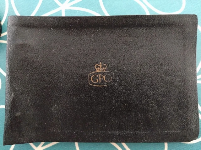 GPO TELEPHONE CIRCUIT Diagram Book and parts Bakelite Button PO 371631 ...