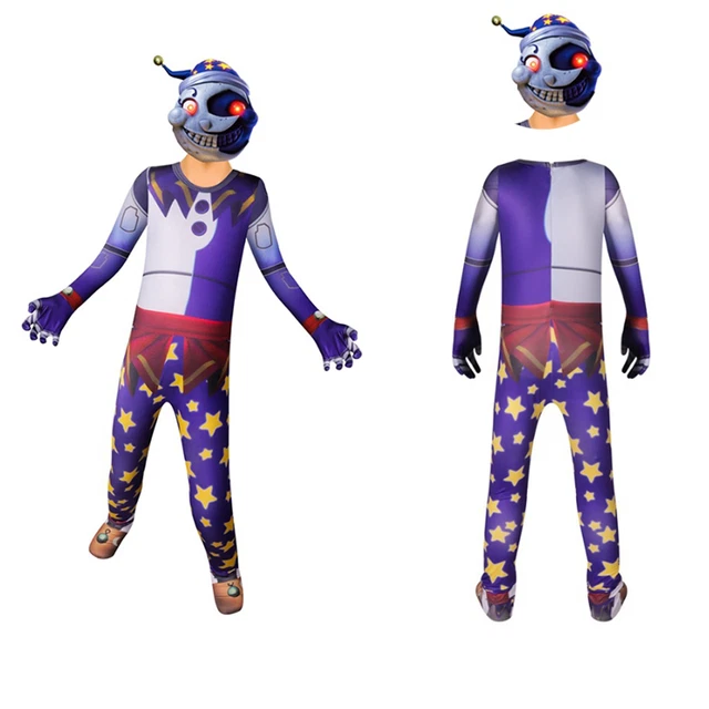 KID'S SUNDROP MOONDROP Cosplay FNAF BOSS Security Breach Game Jumpsuit ...