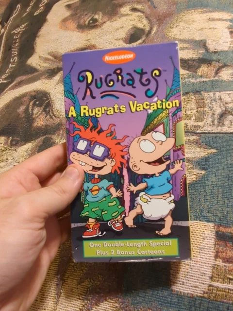 RUGRATS A Rugrats Vacation VHS 1997 Nickelodeon Orange Tape Classic ...